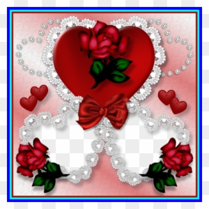 Marvelous Romantic Double Transparent Png Frame With - Double Photo ...