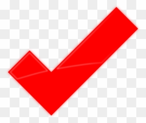 Check Mark Clip Art - Red Check Mark Vector - Full Size PNG Clipart ...