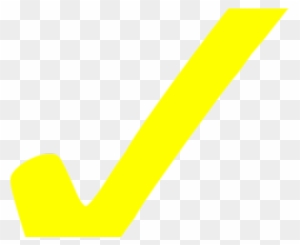 Yellow Check Mark - Darkness - Free Transparent PNG Clipart Images Download