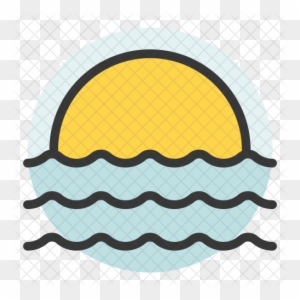 Sunset Icon - Sea - Free Transparent PNG Clipart Images Download