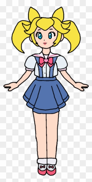 Anna By Katlime - Princess Peach Cinderella Maid - Free Transparent PNG ...