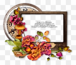 And Here Is What I Made Using One Of The Cluster Frames - Garden Roses ...