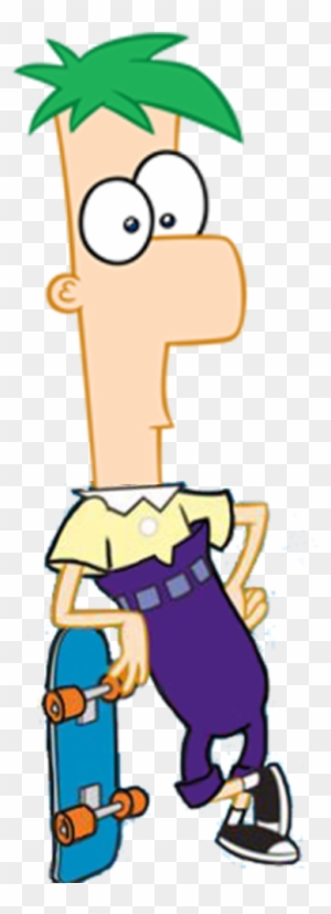 Ferb Poses With Skateboard By Kaylor2013 - Ferb Png - Free Transparent ...