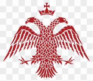Byzantine Empire Byzantium Double-headed Eagle Symbol - Flag Of Greek ...