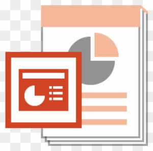 Gray Microsoft Powerpoint Icon - Black And White Microsoft Powerpoint ...