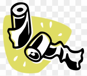 Vector Illustration Of Roll Of Gauze Dressing Bandage - Vector ...