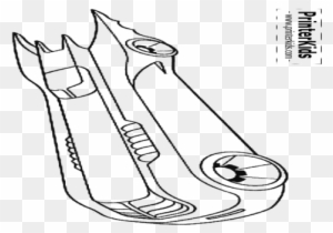 Lamborghini Batmobile The Bat Car Batman Coloring Page - Batman - Free ...