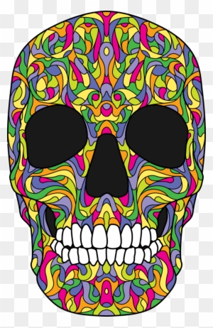 Colorful Skull Png - Free Transparent PNG Clipart Images Download