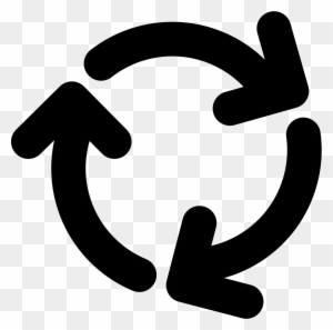 Three Arrows Circle Rotating In Clockwise Direction - Three Arrows In A Circle - Free ...