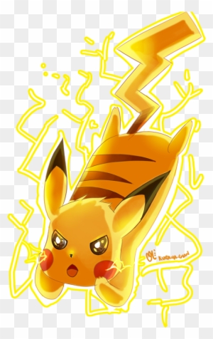 How To Draw Pikachu Attacking