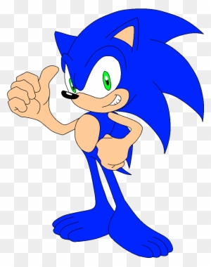 Sonic The Hedgehog Without Gloves - Full Size PNG Clipart Images Download