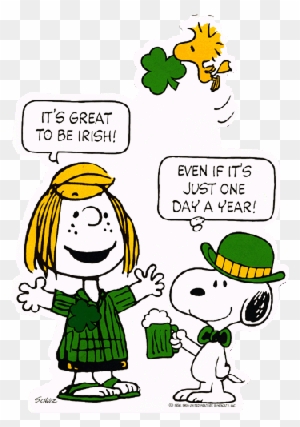 The - Snoopy St Patricks Day - Free Transparent PNG Clipart Images Download
