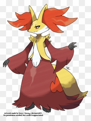 Ember The Delphox By Anyfan1 - Pokemon X And Y Starters - Free ...