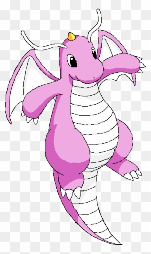 Shiny Dratini Pokemon - Color Is Shiny Dragonite - Free Transparent PNG ...