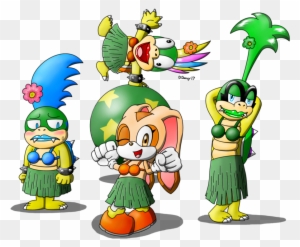 Comm Hula Party By Dee Artist - Artist - Free Transparent PNG Clipart ...