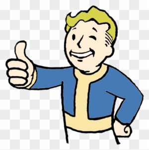 Fallout Clipart Valut - Fallout Vault Boy Transparent - Full Size PNG ...