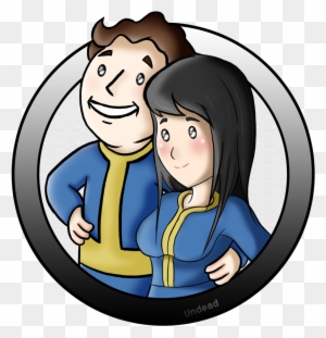 Vault Boy Girl Clipart - Vault Boy Middle Finger - Full Size PNG ...