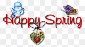 Free Spring Graphics - Free Clipart Happy Spring - Free Transparent PNG ...