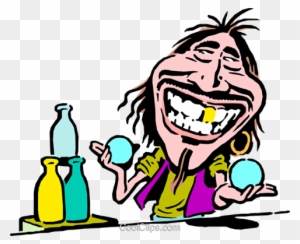 Cartoon Huckster Royalty Free Vector Clip Art Illustration - Carnival ...