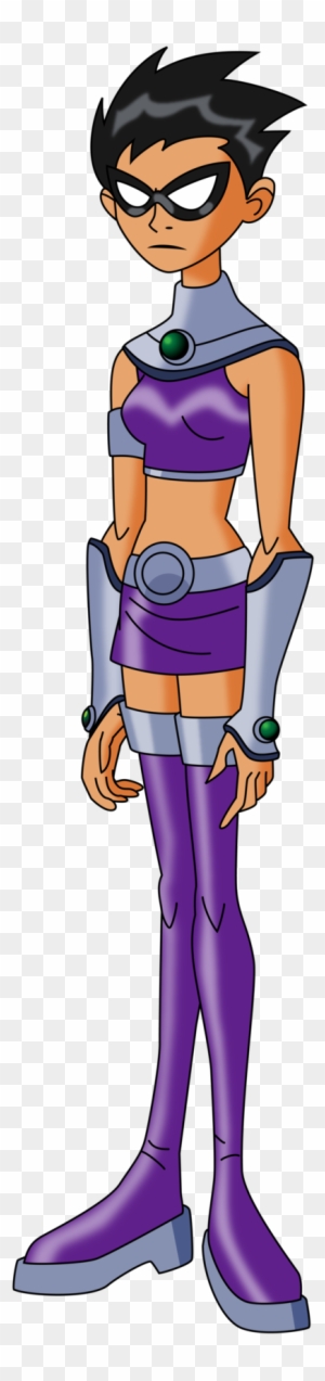 Tt Robin On Starfire's Body By Insert Artistic Nick - Robin And ...