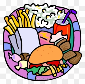 Food And Dining, Fast Foods Royalty Free Vector Clip - Junk Food Clip ...