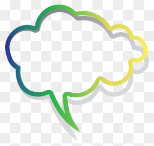 Yellow Circle Fruit Pattern Cloud Bubble Dialog - Dialogue Box Vector ...