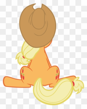 Sitting Applejack Vector By Scrimpeh - Applejack - Free Transparent PNG ...