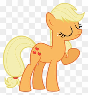 Applejack In A Party Hat By Stricer555 - Cartoon My Little Pony - Free ...