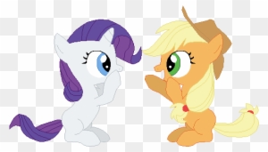 Rarity And Applejack Bffs By Tomdantherock - Applejack And Rarity Gif ...