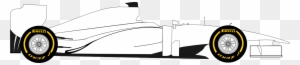 Blank Livery - Formula 1 Car Template - Free Transparent PNG Clipart ...