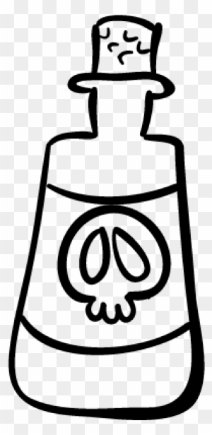 Halloween Poison Potion Drink Bottle Vector - Halloween - Free ...