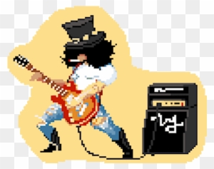 14 - Guitar Pixel Art Gif - Free Transparent PNG Clipart Images Download