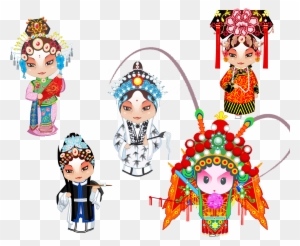 Peking Opera Cartoon Q-version Illustration - Niceshop16 Cute Cartoon ...