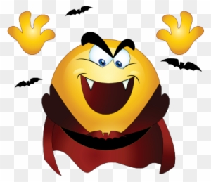 Dracula Smiley Emoticon - Emoji Dracula - Free Transparent PNG Clipart ...