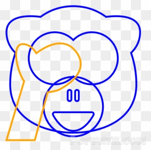 Draw One Hand Over The Left Eye - Drawing - Free Transparent PNG ...