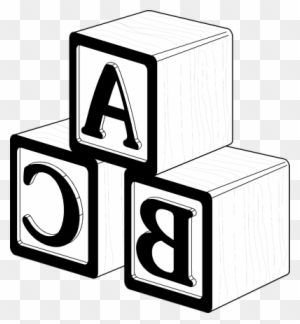 Letter Block Clipart Black And White