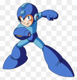 Mega Man - Blue Video Game Character - Free Transparent PNG Clipart ...