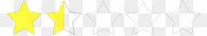 Big Image - One And A Half Stars - Free Transparent PNG Clipart Images ...