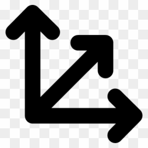 Triple Grouped Arrows Pointing Upper Right Directions - 3 Arrow Icon ...