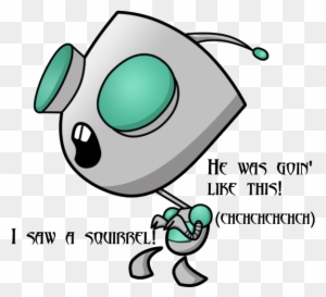 Copy Link - Invader Zim Gir Squirrel - Free Transparent PNG Clipart ...