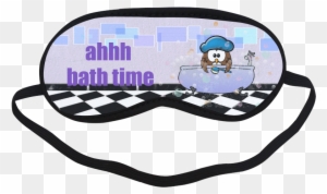 Bath Time Owl Sleeping Mask - Googly Eyes Sleep Mask - Free Transparent ...