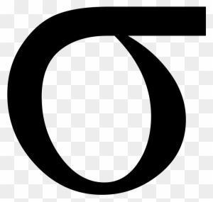 Times New Roman Greek Small Letter Sigma - Circle - Free Transparent ...