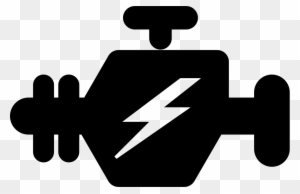 Engine With Lighting Bolt Comments - Diesel Generator Icon - Free ...