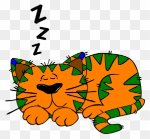 Nap - Clipart - Cartoon Cat - Free Transparent PNG Clipart Images Download