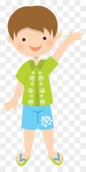 Hawaiian Aloha Tropical - Hawaii Boy Clipart - Free Transparent PNG ...