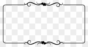 Black And White Heart Border Free Clip Art - Page Border Landscape ...
