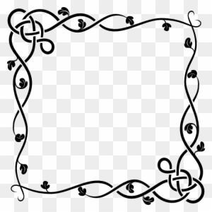 Vine Border Clipart Black And White