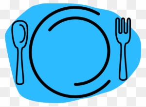 Plate Clipart Plate Silverware - Spoon And Fork And Plate Clipart ...