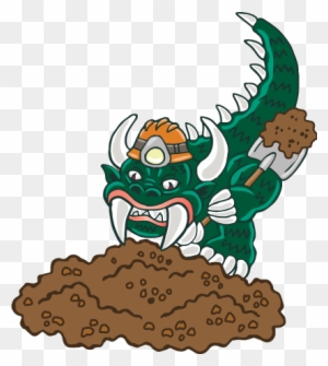 Hodag Digging Into The Tunnel - Rhinelander - Free Transparent PNG ...