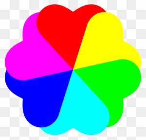 Big Image - Rainbow Love Heart Clipart - Free Transparent PNG Clipart ...